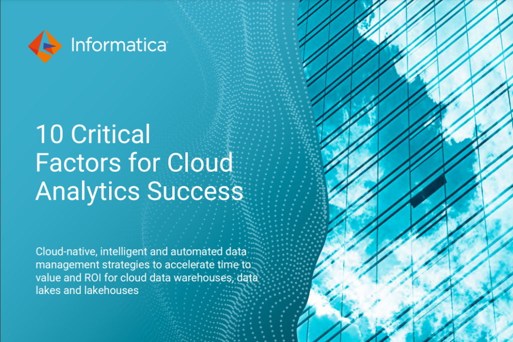 10 Critical Factors For Cloud Analytics Success – IT-Informer